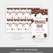 Editable Chocolate Gift Tag Thanks A Choco-lot Teacher - Etsy