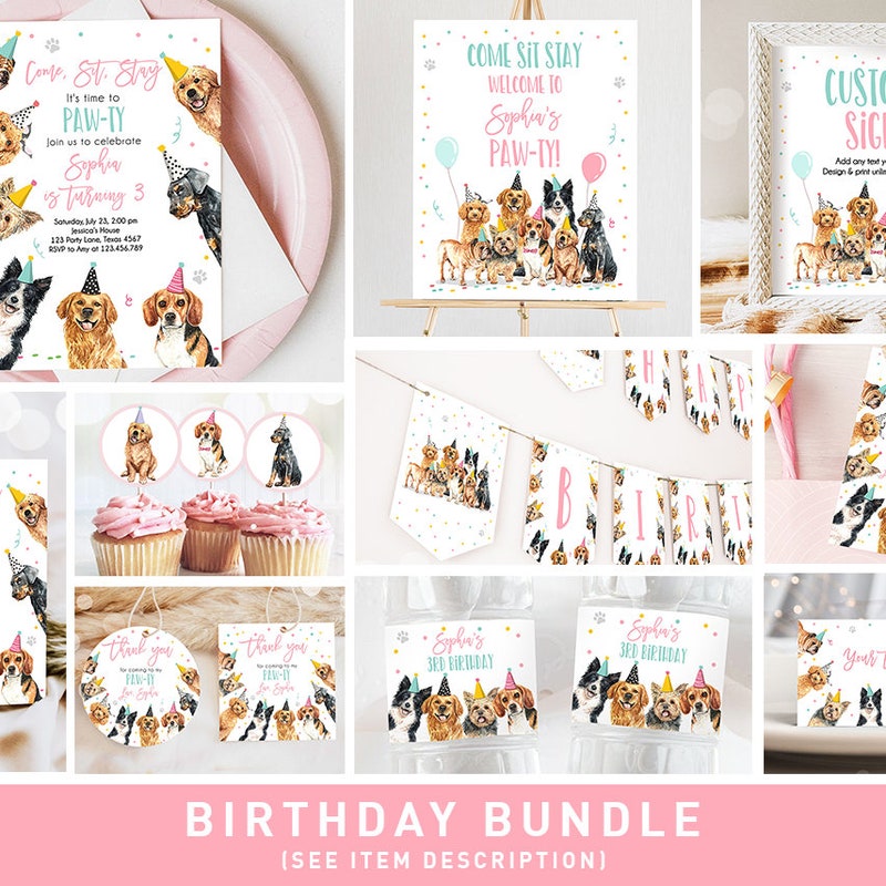 Dog Birthday - Etsy