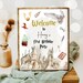 Editable Wizard Birthday Welcome Sign Boy Magic School Birthday Welcome ...