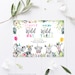 Editable Wild One Young Wild and Three Birthday Invitation Party ...