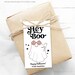 Editable Retro Halloween Favor Tags Hey Boo Gift Tags Costume - Etsy