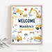 Editable Construction Birthday Welcome Sign Yellow Dump Truck ...