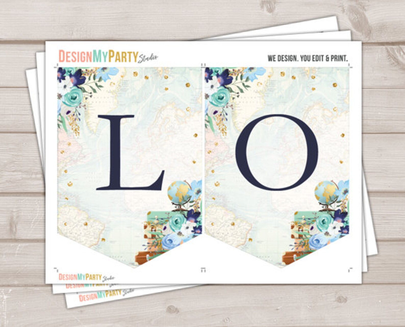 Love is a Journey Banner Traveling Bridal Shower Banner - Etsy