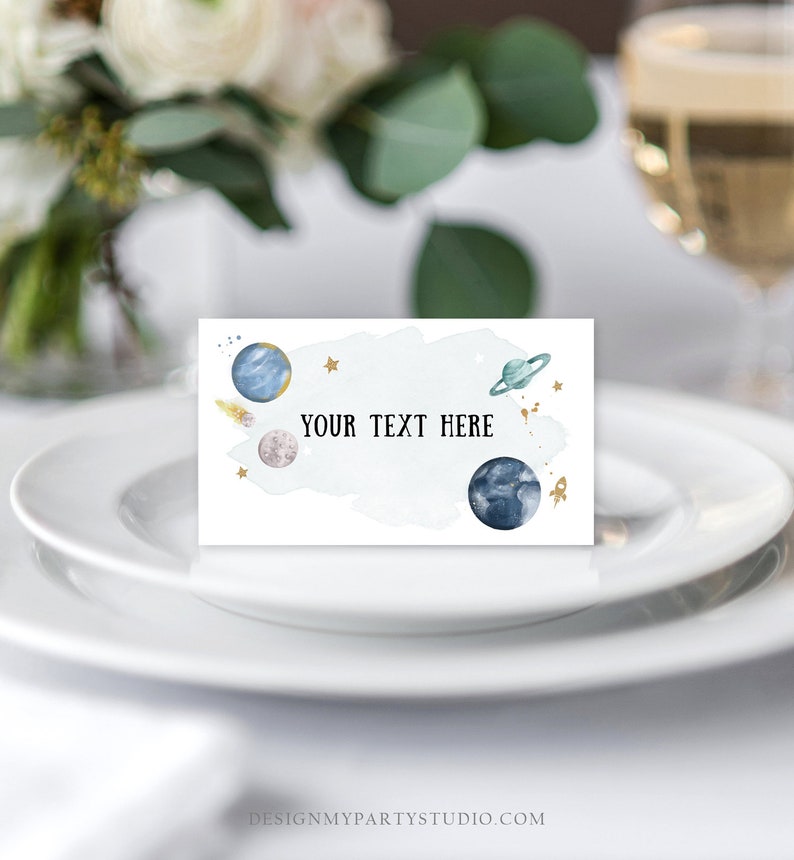 Editable Food Labels Outer Space Birthday Galaxy Food Labels - Etsy