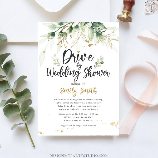 Drive by Wedding Shower - Etsy