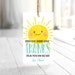 Editable Teacher Appreciation Gift Tags Sunshine Thank You Tag Schools ...