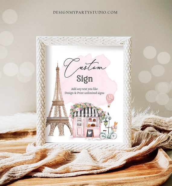 Printable Paris Signs