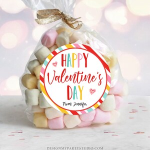 Editable Valentine's Day Cookie Tags Happy Valentine's Day Cookies Tag ...