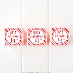 Editable Valentine's Day Cookie Tags Happy Valentine's Day Cookies Tag ...