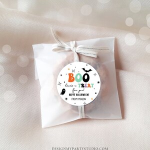 Editable Halloween Favor Tags Boo Gift Tags Costume Party Trick or ...