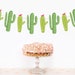 Cactus Garland Fiesta Birthday Party Decor Cactus Banner | Etsy