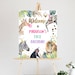 Editable Party Animals Welcome Sign Party Animal Sign Zoo - Etsy