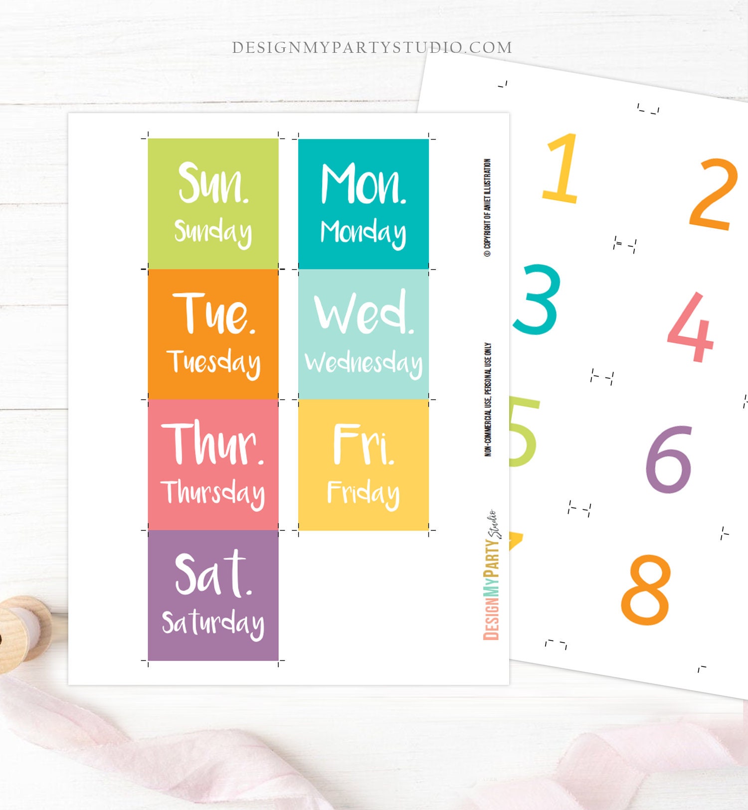 Morning Board Printable Activity Toddler Kids Homeschool - Etsy Canada