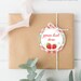 Editable Strawberry Labels Strawberry Birthday Favor Tags Gingham Jam ...