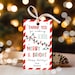 Editable Thank You for Making School Merry and Bright Gift Tags Teacher ...