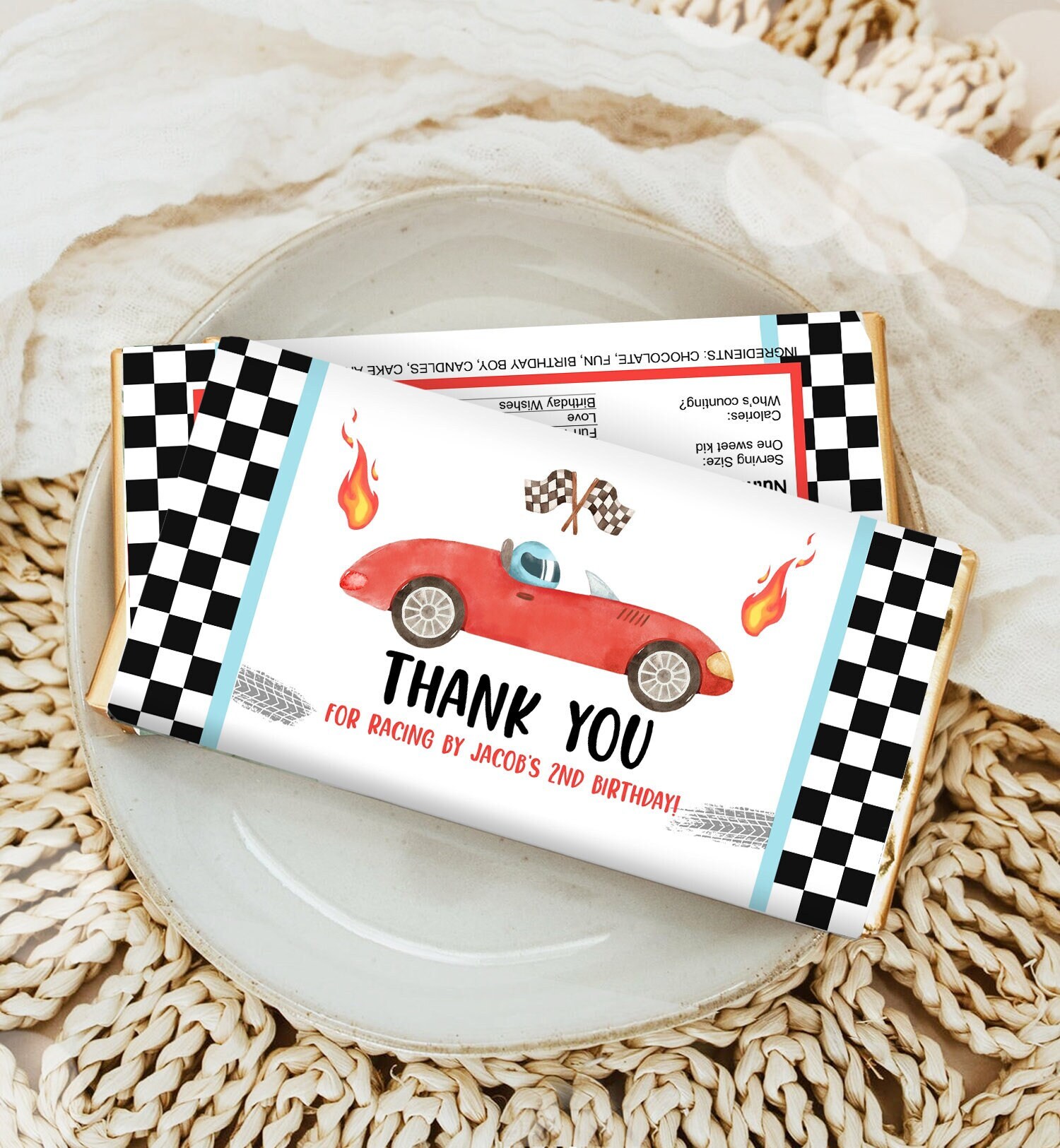 Editable Race Car Chocolate Bar Labels Candy Bar Wrapper - Etsy Canada