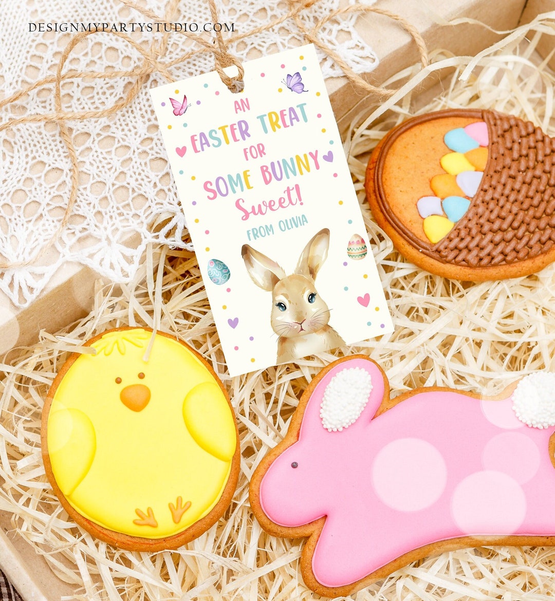 Editable Easter Gift Tags Easter Treat Some Bunny Sweet Classroom ...
