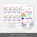 Editable Fidget Party Favor Tags Pop It Party Thank You Tag - Etsy