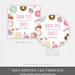 Editable Sweet Celebration Thank You Tags Sweet Shoppe Candy Sweets ...