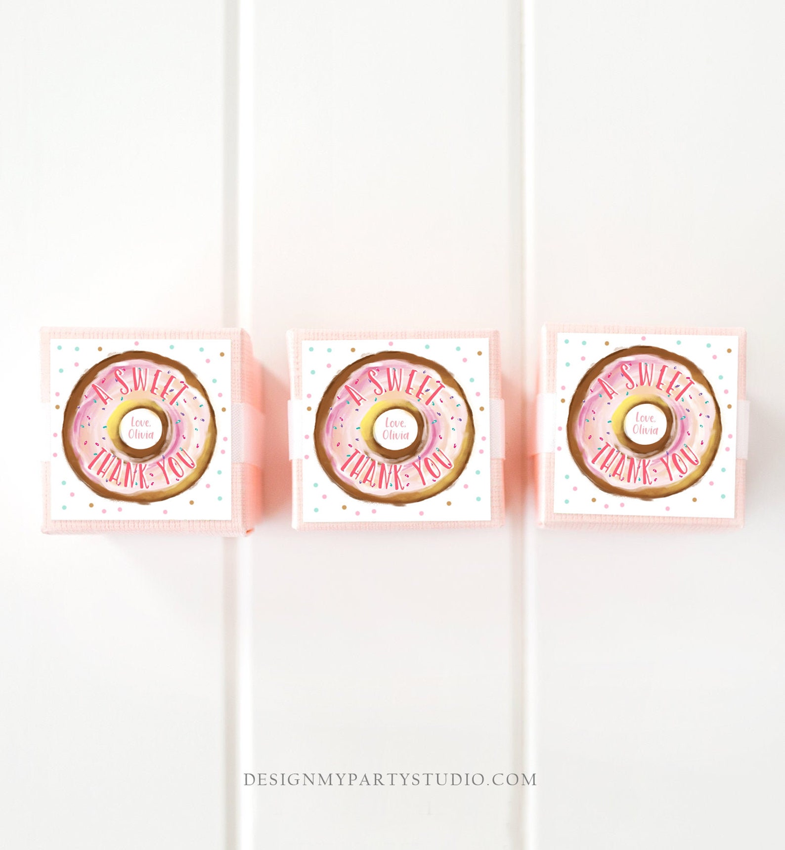 Free Printable Donut Thank You Tags