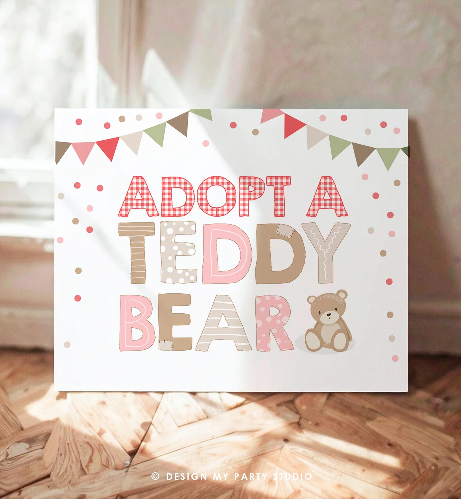 Adopt A Teddy Bear Table Decor Teddy Bear Birthday Teddy Bear Picnic ...