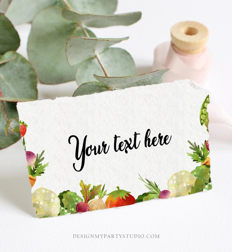 Editable Farmers Market Food Labels Locally Grown Baby Shower - Etsy