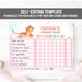 Editable Cat Reward Chart for Girls Kitty Chore Chart for Kids - Etsy