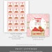Editable Strawberry Favor Tags Strawberry Birthday Thank You Round Tag ...