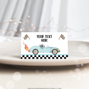 Editable Food Labels Race Car Birthday Racing Food Labels - Etsy