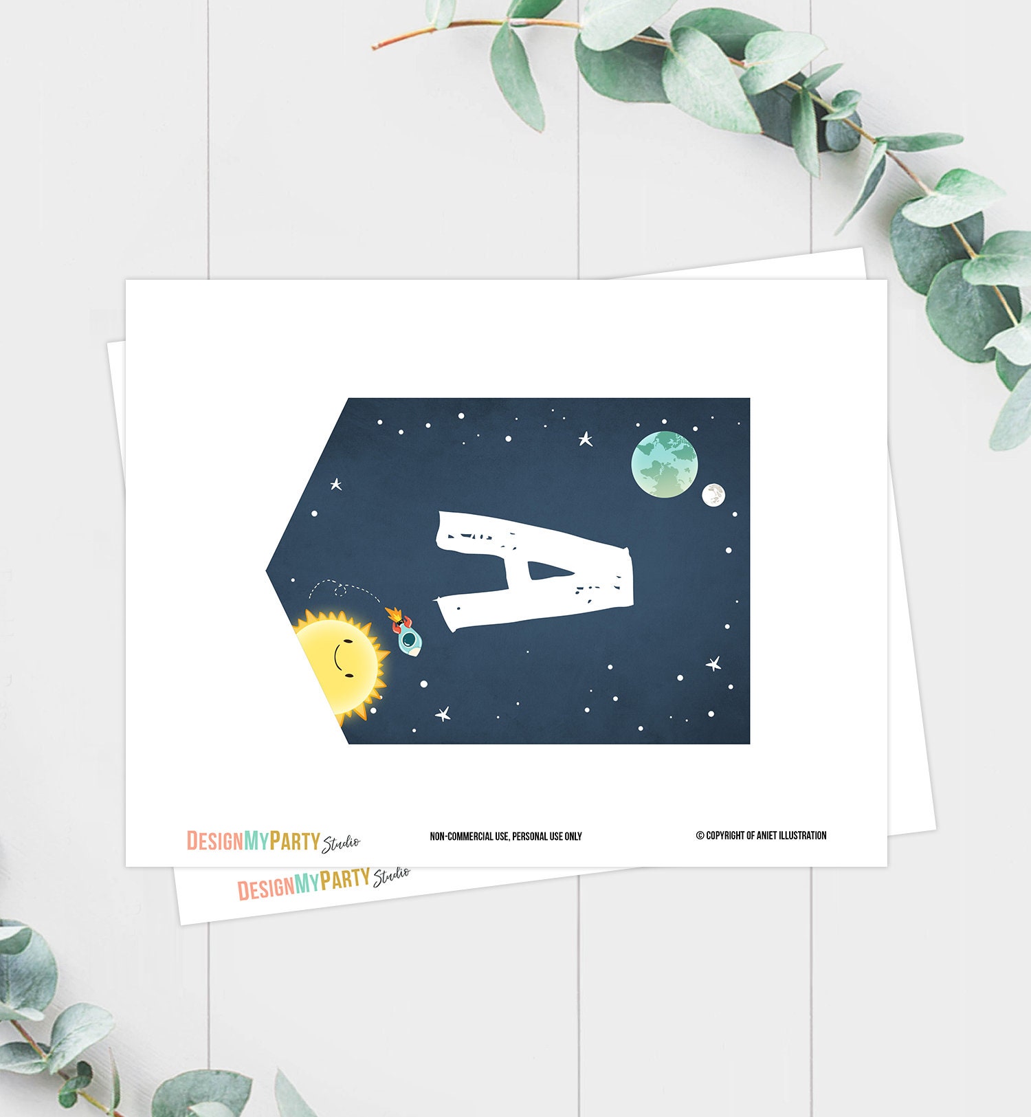 Space Alphabet Banner Letters A to Z Numbers Space Birthday Banner Boy ...