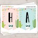 Happy Birthday Banner Llama Birthday Banner Fiesta Birthday - Etsy