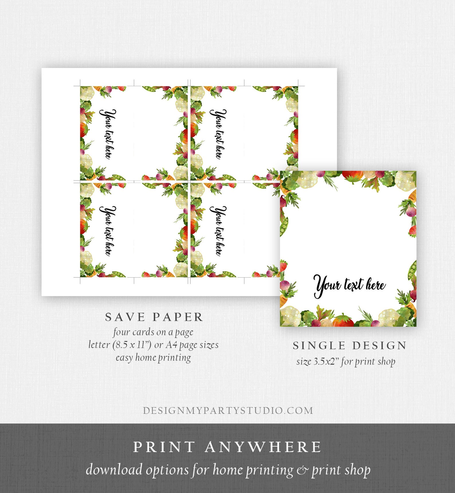 Editable Farmers Market Food Labels Locally Grown Baby Shower - Etsy