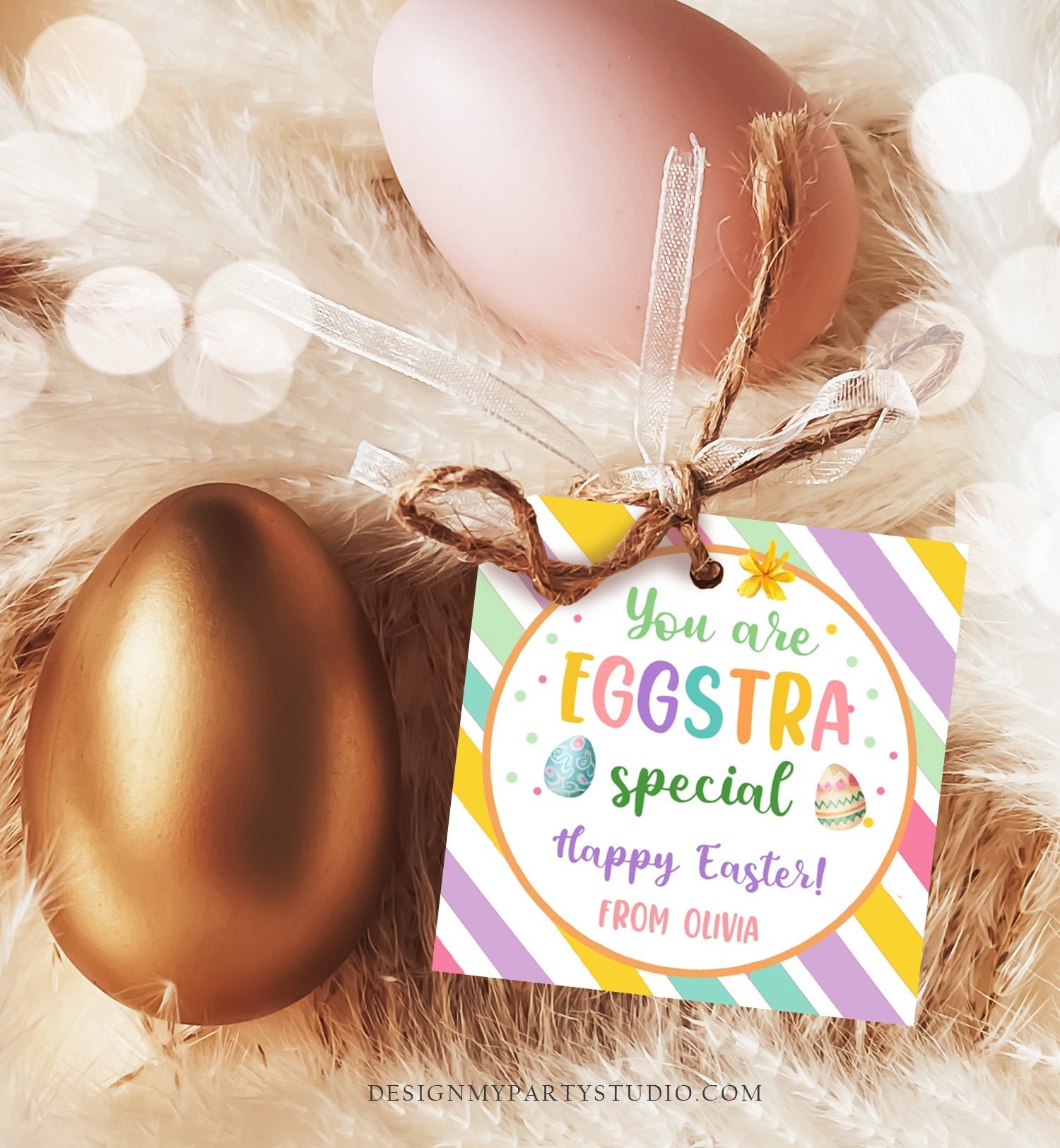 Editable Easter Tags You Are Eggstra Special Kids Classroom - Etsy