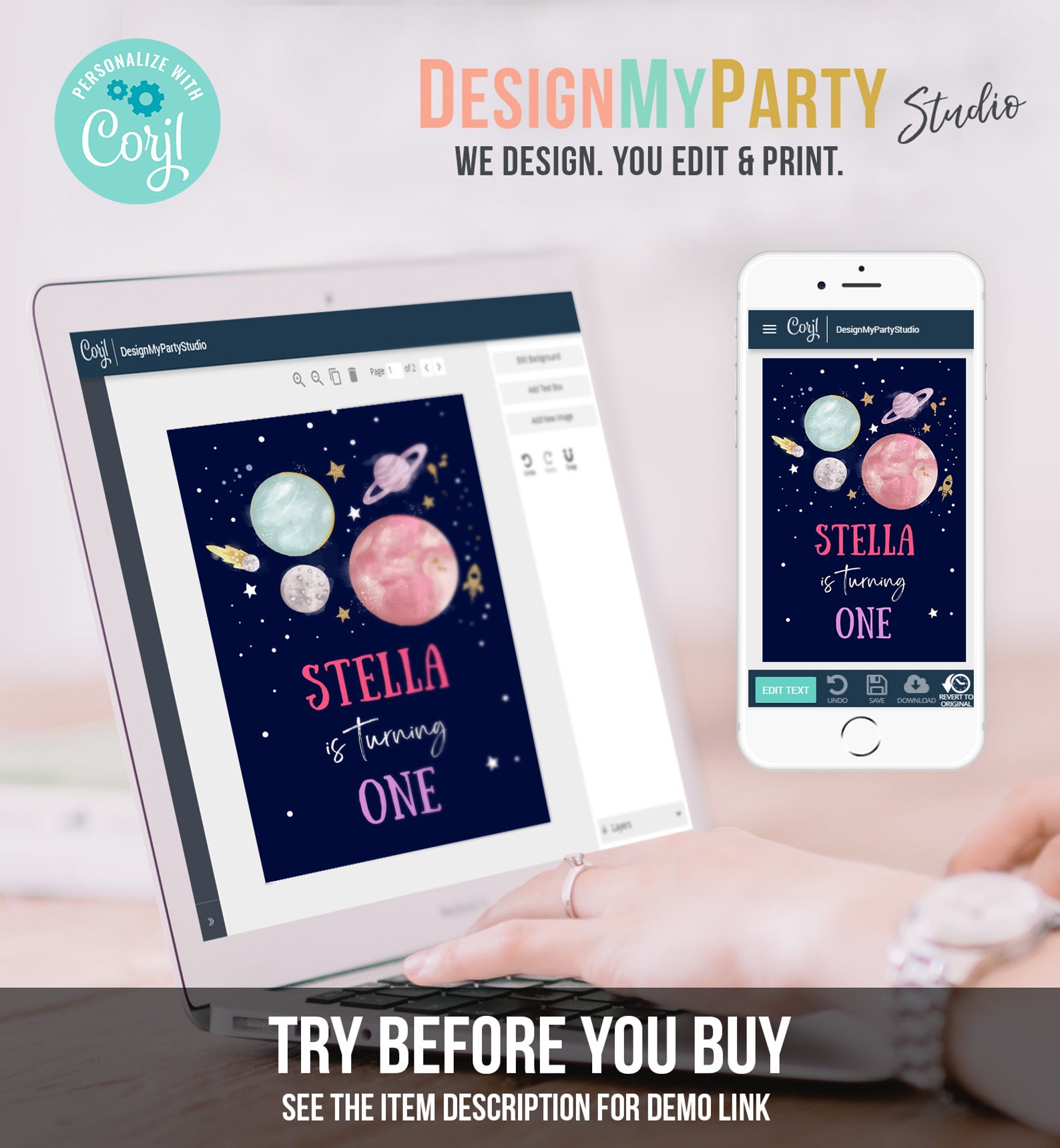 Editable Outer Space Capri Sun Labels Juice Pouch Labels - Etsy