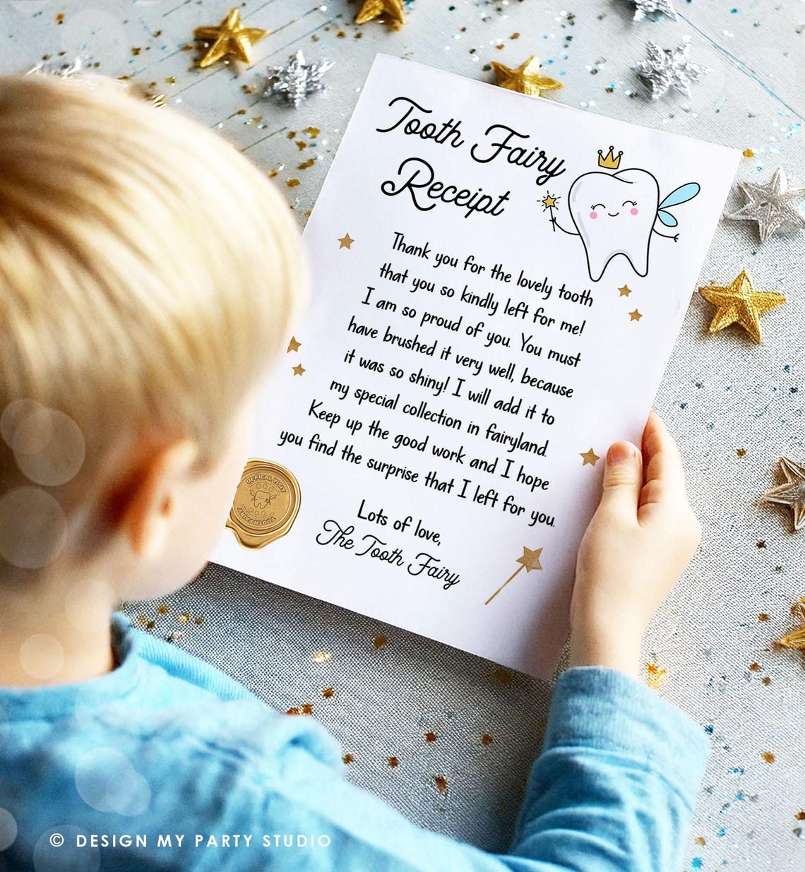 Tooth Fairy Letter First Tooth Fairy Certificate Tooth Fairy Note Lost ...