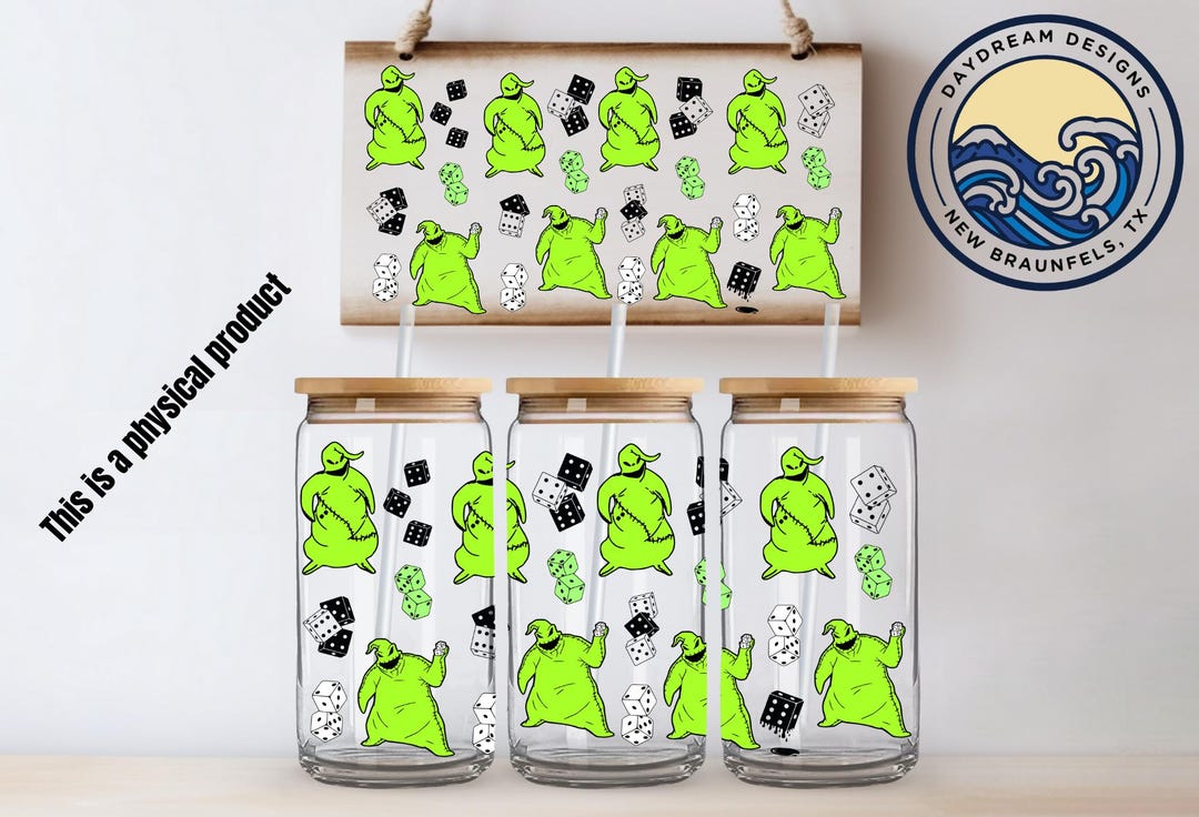 Oogie Boogie, Nightmare Before, Halloween Movie, Horror Sticker, UV DTF ...