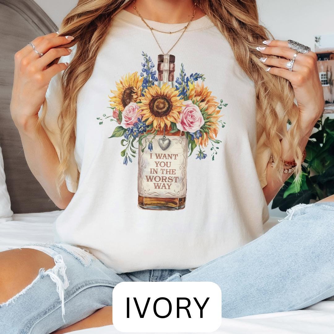 Retro Western Shirt - the Worst Way T-shirt, Vintage Inspired Tee, Oversized Country Western ...