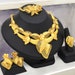 Trendy Nigeria Wedding Jewelry Set, 24K Dubai Gold Jewelry Set, Prom ...