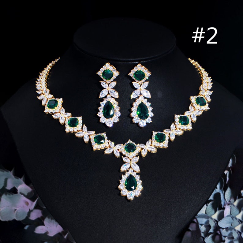 Bridal Jewelry Set Perfect for Bridal Prom and Party - Etsy