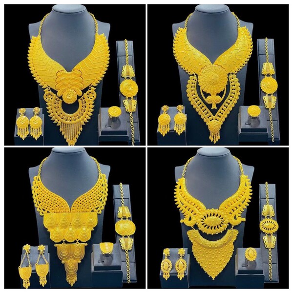 African Jewelry Set - Etsy