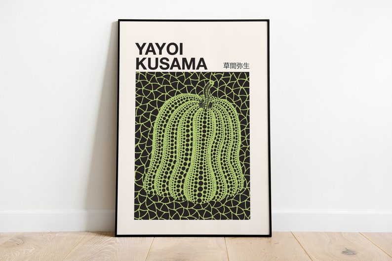 Yayoi Kusama Inspired Set of 3 Prints, Gallery Wall Set, Yayoi Kusama ...