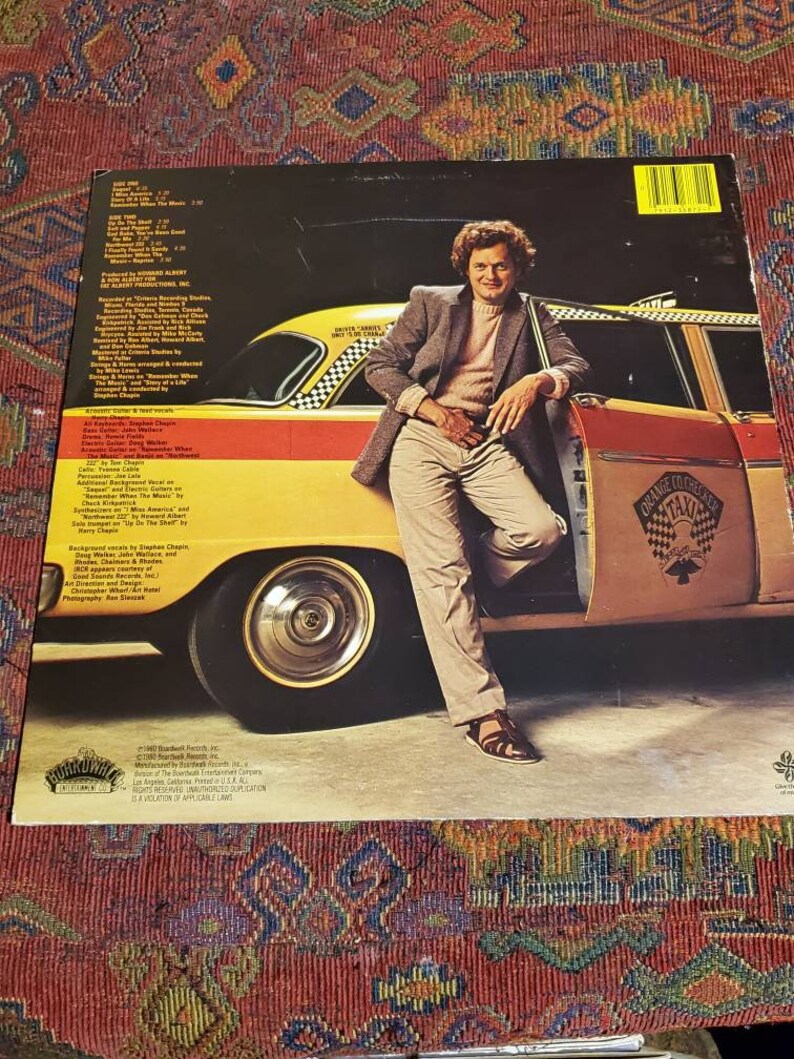 Harry Chapin Sequel Vintage Vinyl Record Album LP - Etsy