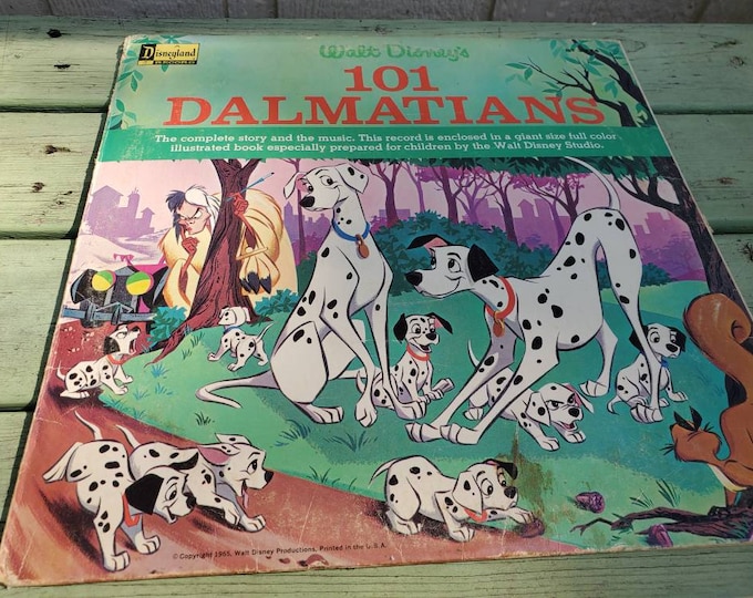 Walt Disney's 101 Dalmatians Vintage Vinyl Record Album LP - Etsy