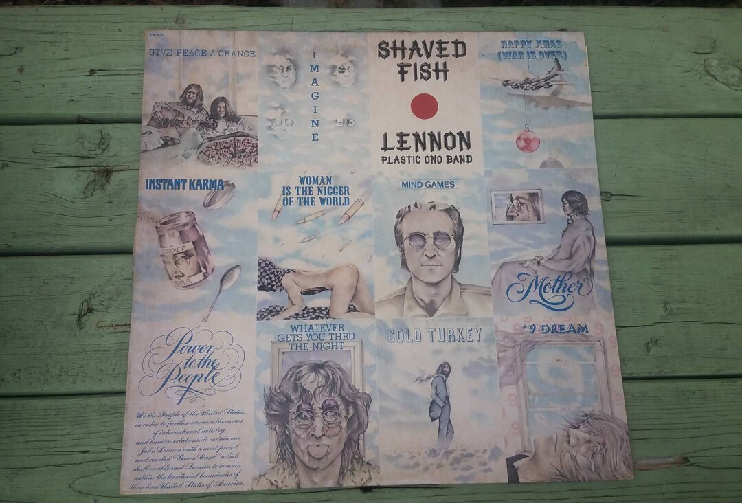 John Lennon Shaved Fish Vinyl Record Album LP - Etsy