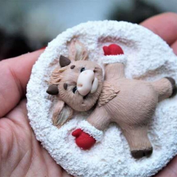 Clay Bull - Etsy