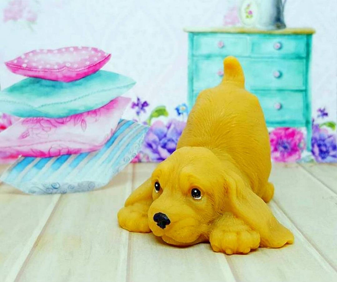 Silicone Mold Spaniel Animals Mold Soap Silicone Mold Dog Molds for ...