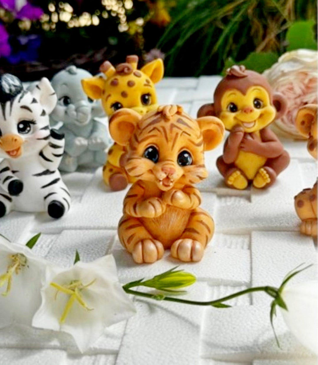 Silicone Mold Tiger Mini, Animals Mold, Resin Molds, Soap Making ...