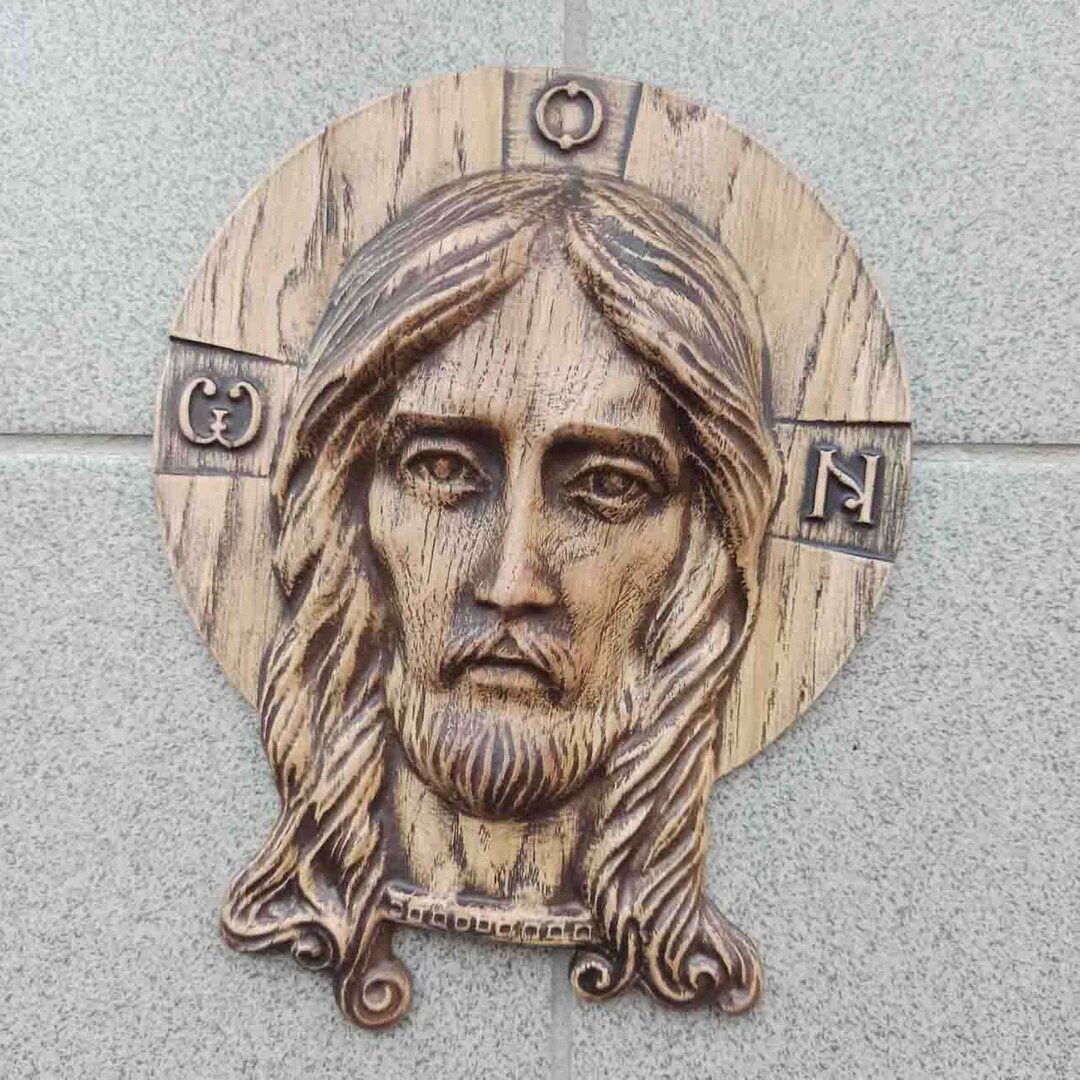 Bas-relief Face of Jesus Silicone Mold, Custom Silicone Mold, Polymer ...