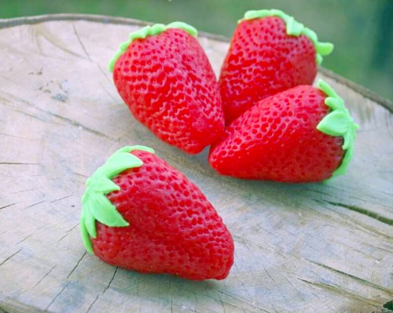 Strawberry Mold Soap Silicone Molds, Silicone Soap Mold, Candy Mold ...