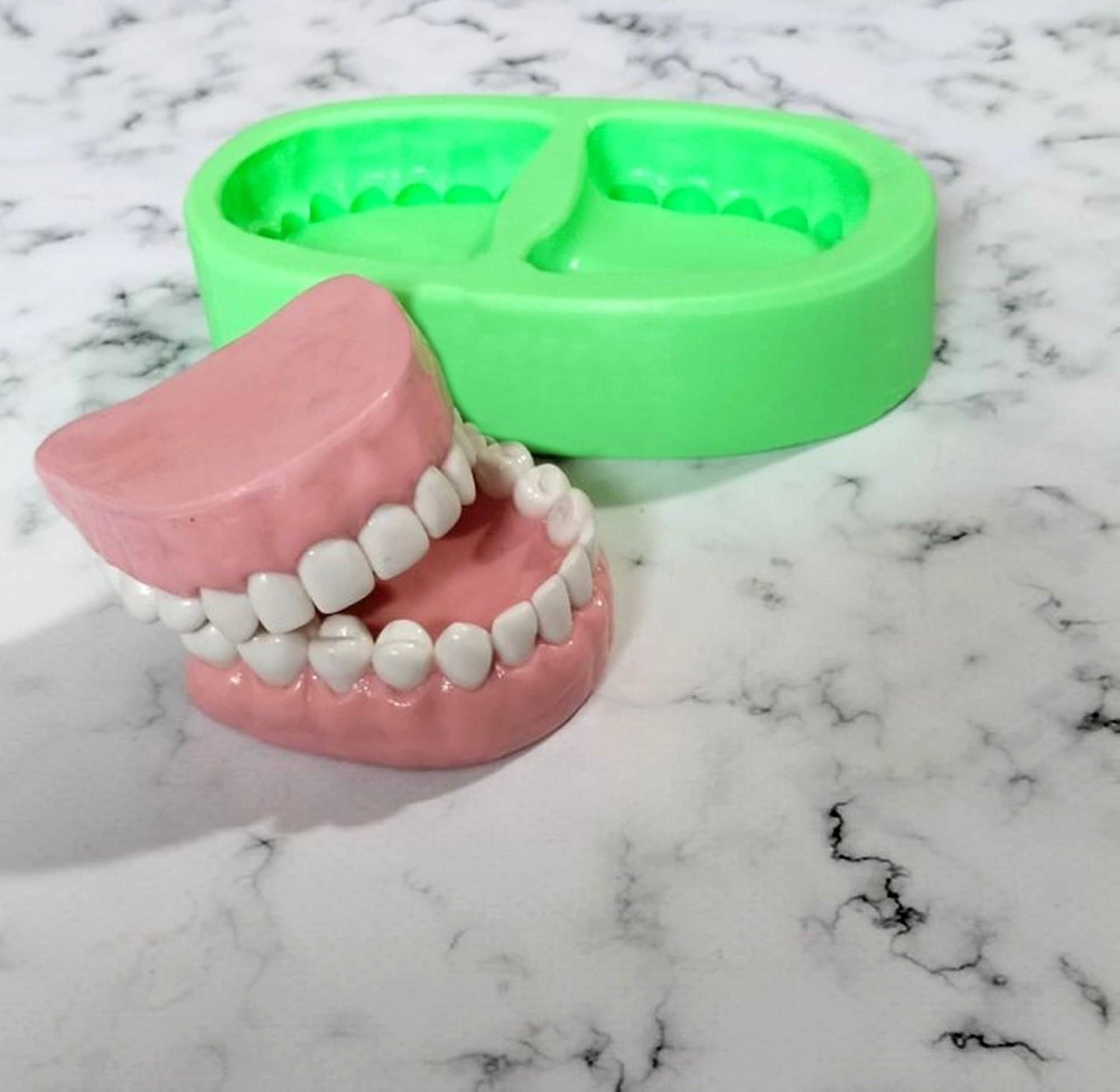 SHINE 3D Dentures Silicone Mold for Resin-handicrafts-clay-jewelry-wax ...